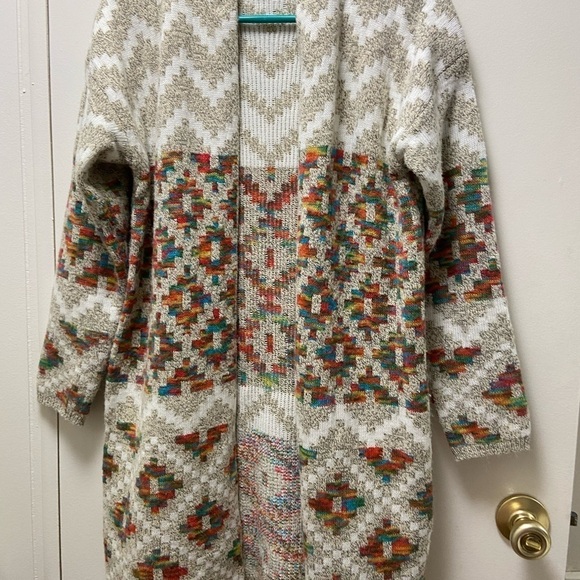 debut | Sweaters | Debut Smallmedium Multicolor Oversize Cardigan Thick ...